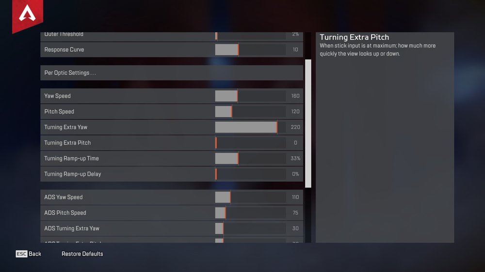 How to Choose the Best Controller Sensitivity in Apex Legends