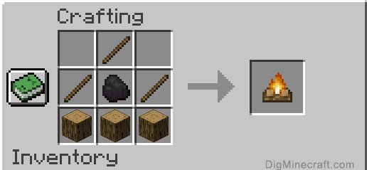 How to Make a Campfire in Minecraft: Step By Step Guide